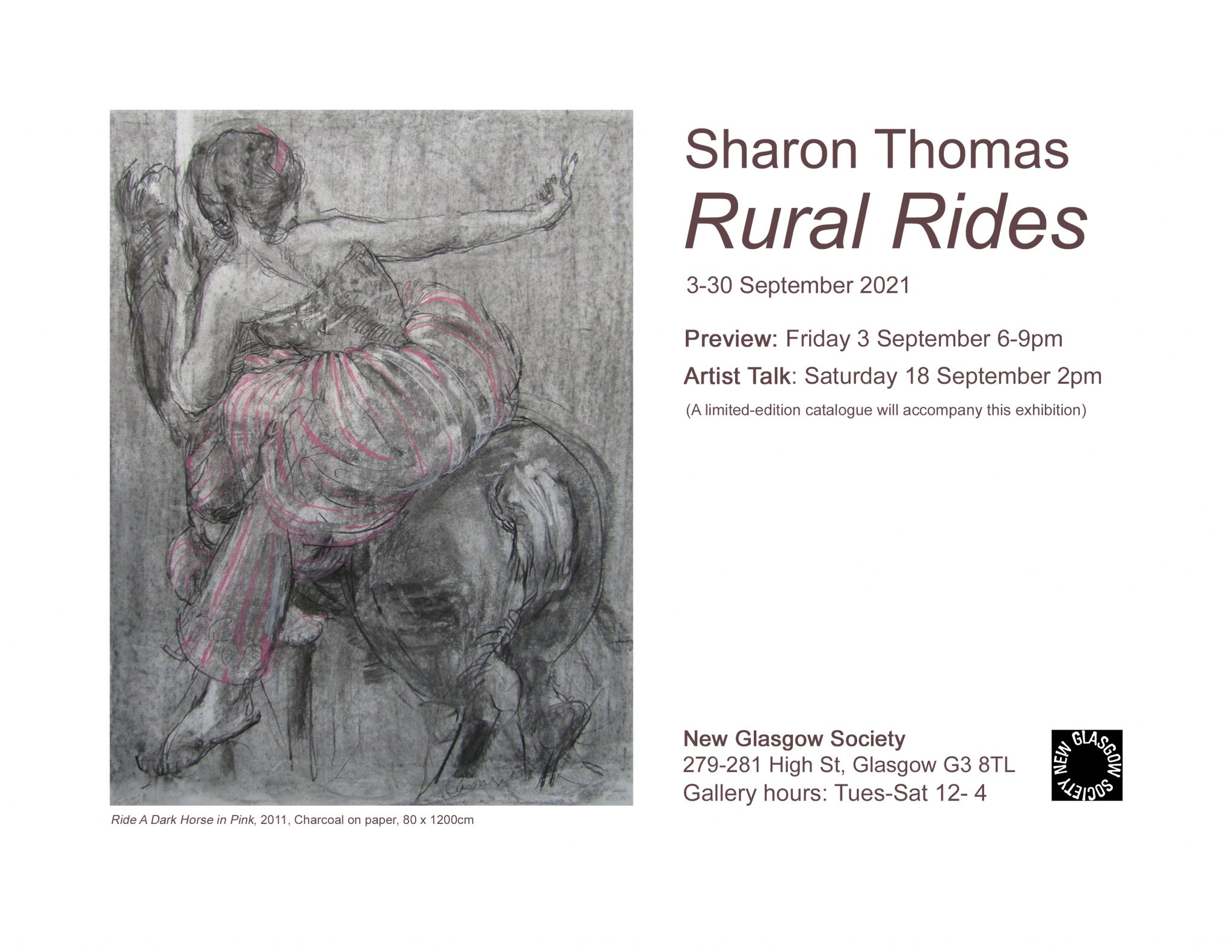 Sharon Thomas: Rural Rides, New Glasgow Society, 2021 – Sharon Thomas